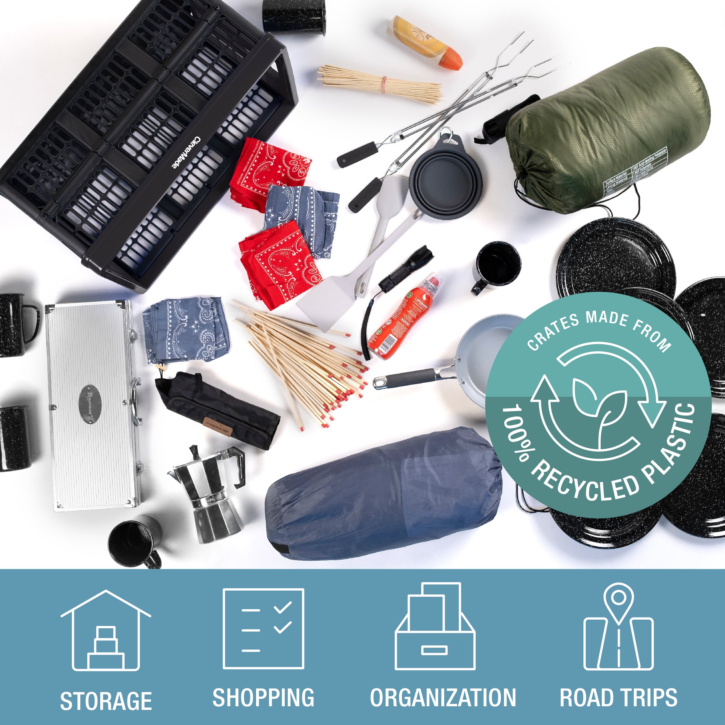 Collapsible Utility Crate - CleverMade