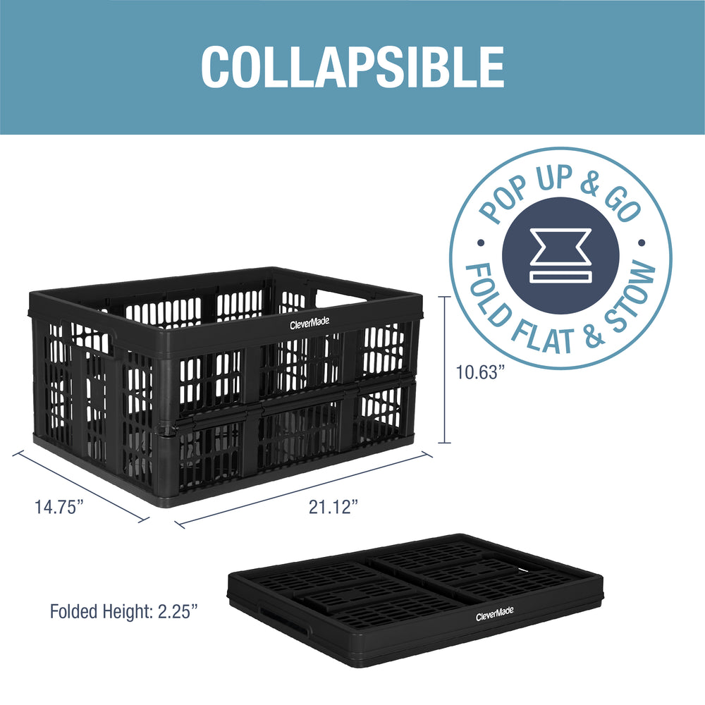 Collapsible Utility Crate - CleverMade