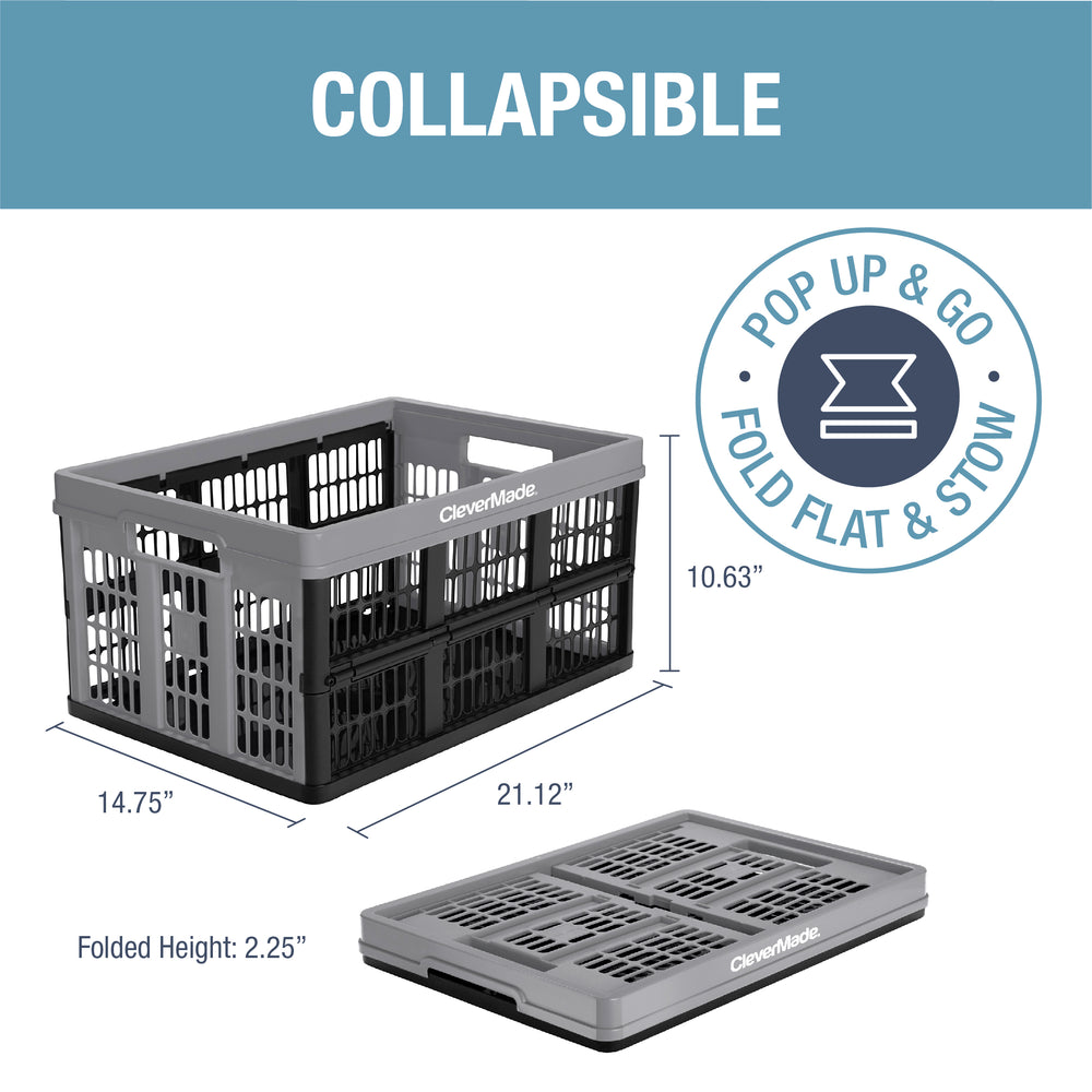 Collapsible Utility Crate - CleverMade