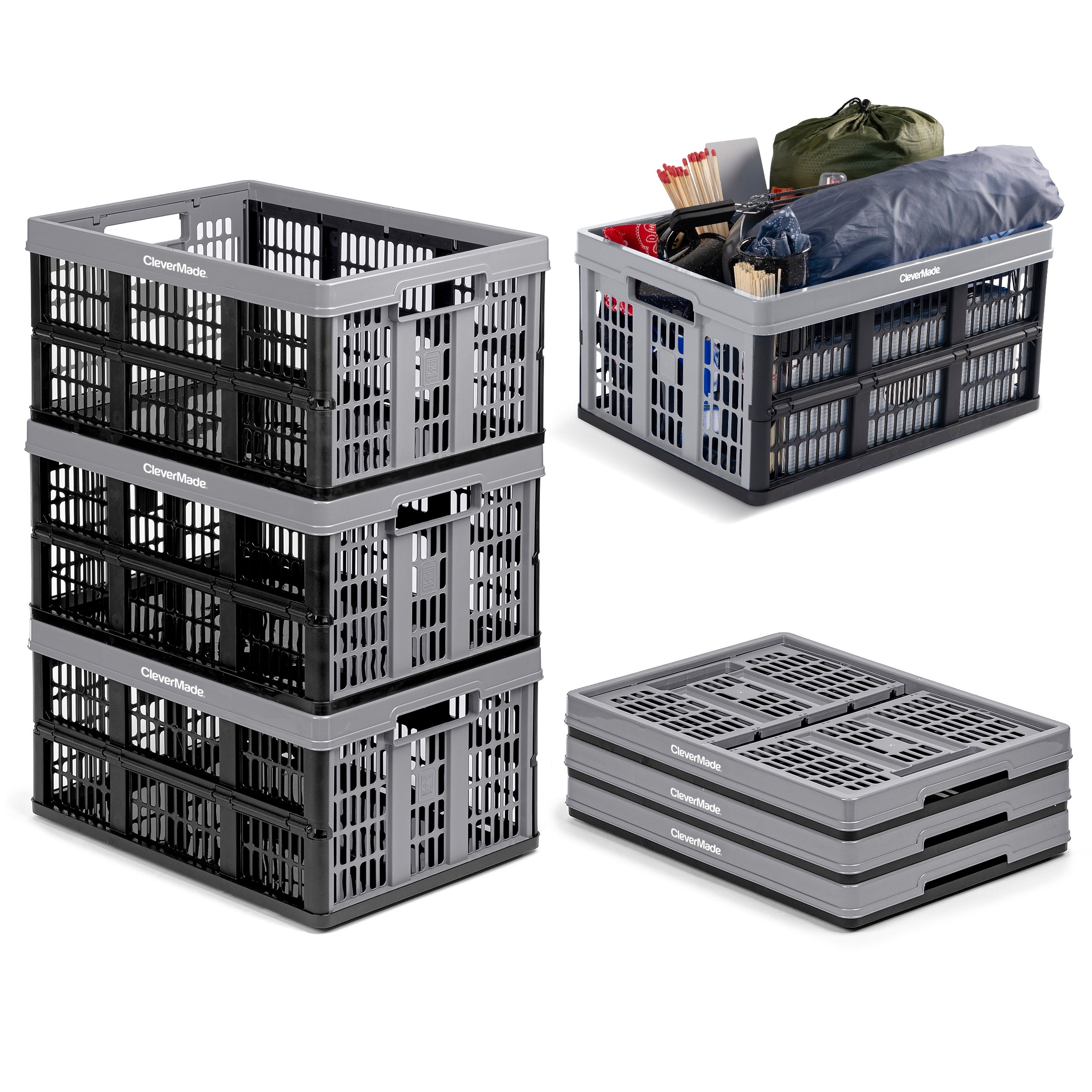 Collapsible Utility Crate - CleverMade