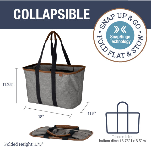 Collapsible LUXE Tote - CleverMade