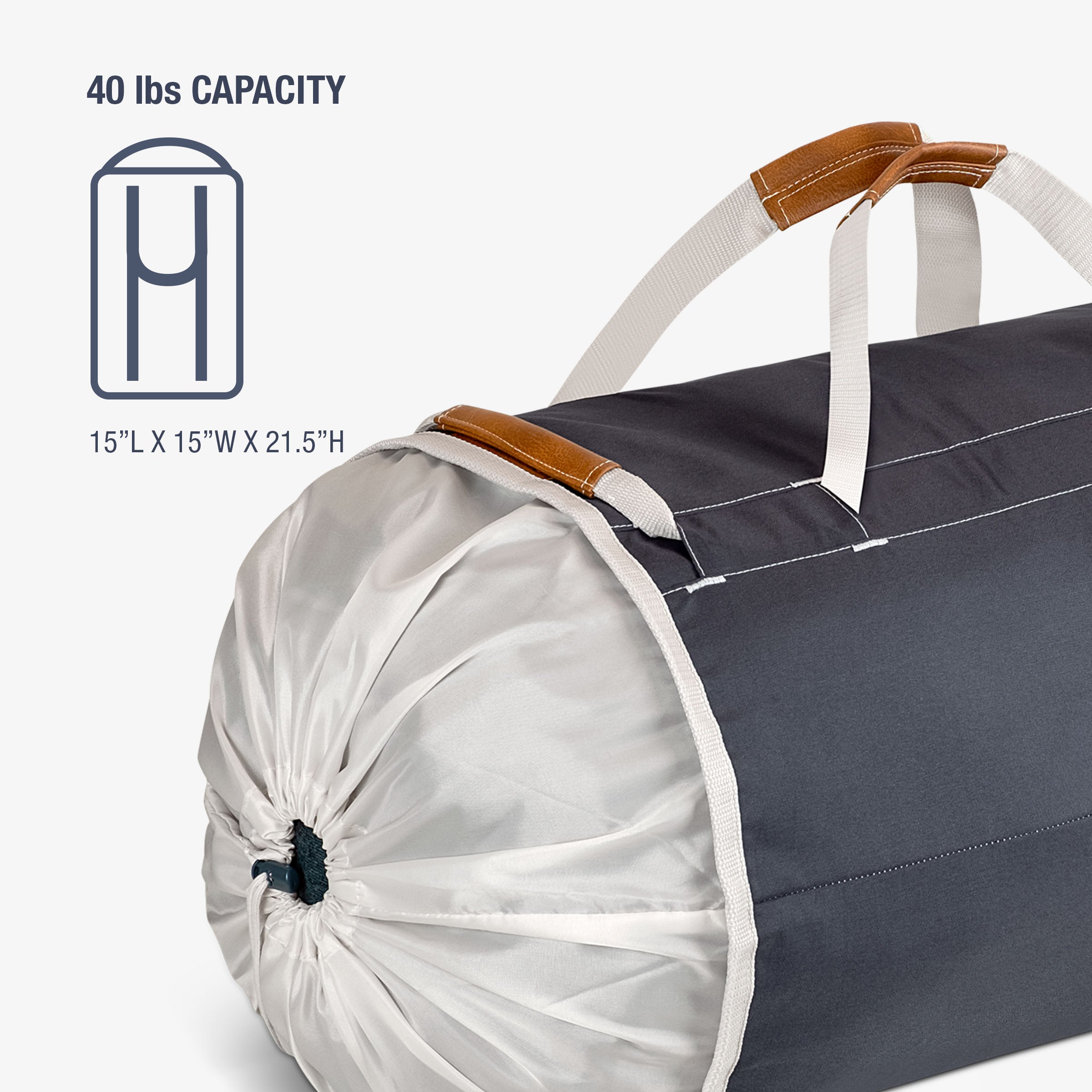 Laundry Backpack Duffel Bag | Laundry Duffel LUXE 62L | CleverMade
