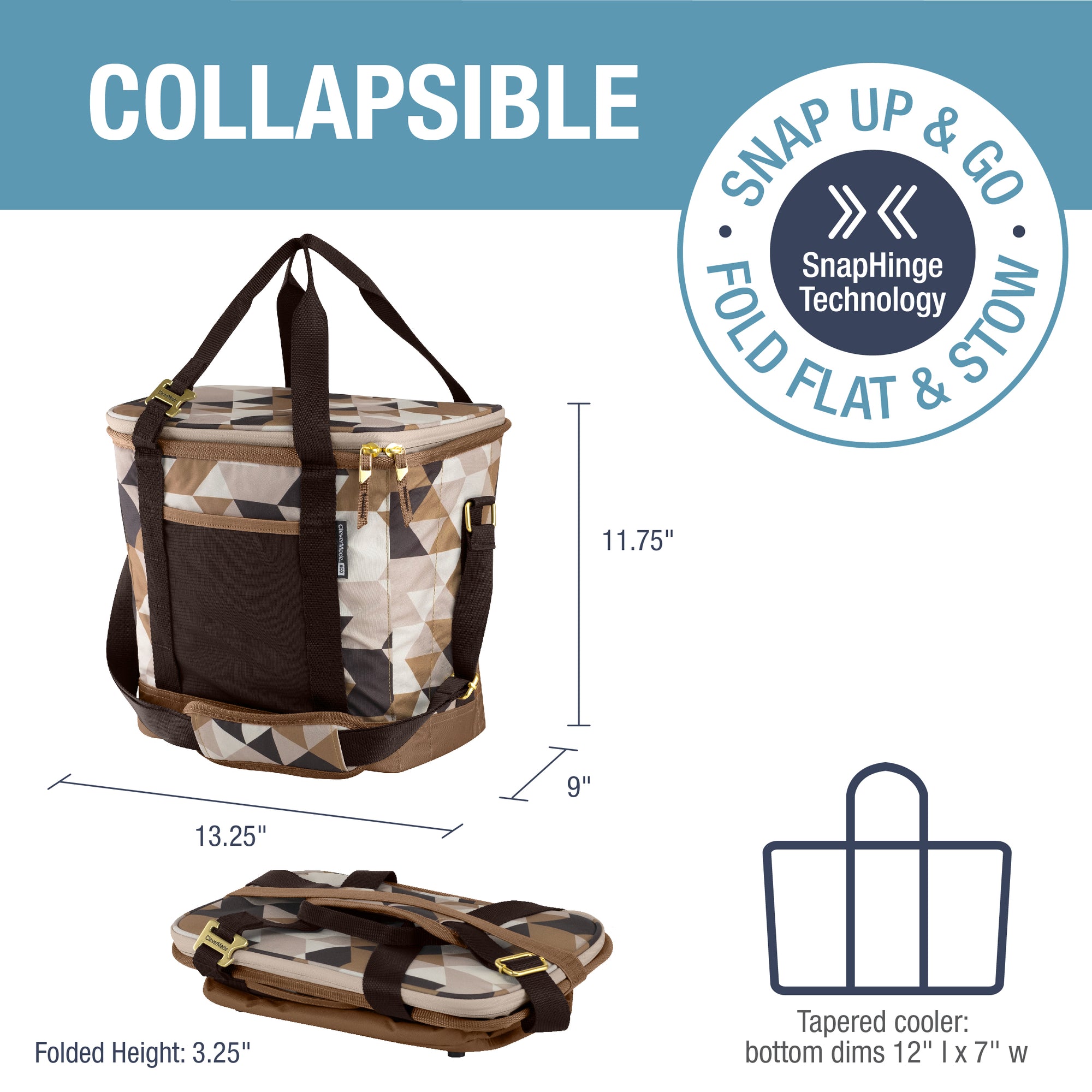 Eco Tahoe Collapsible Cooler - CleverMade