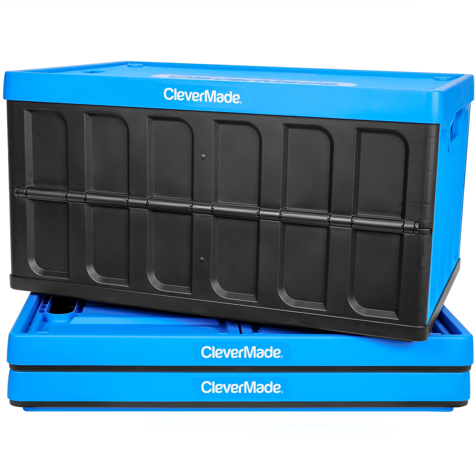 Collapsible Storage Bin with Lid - CleverMade