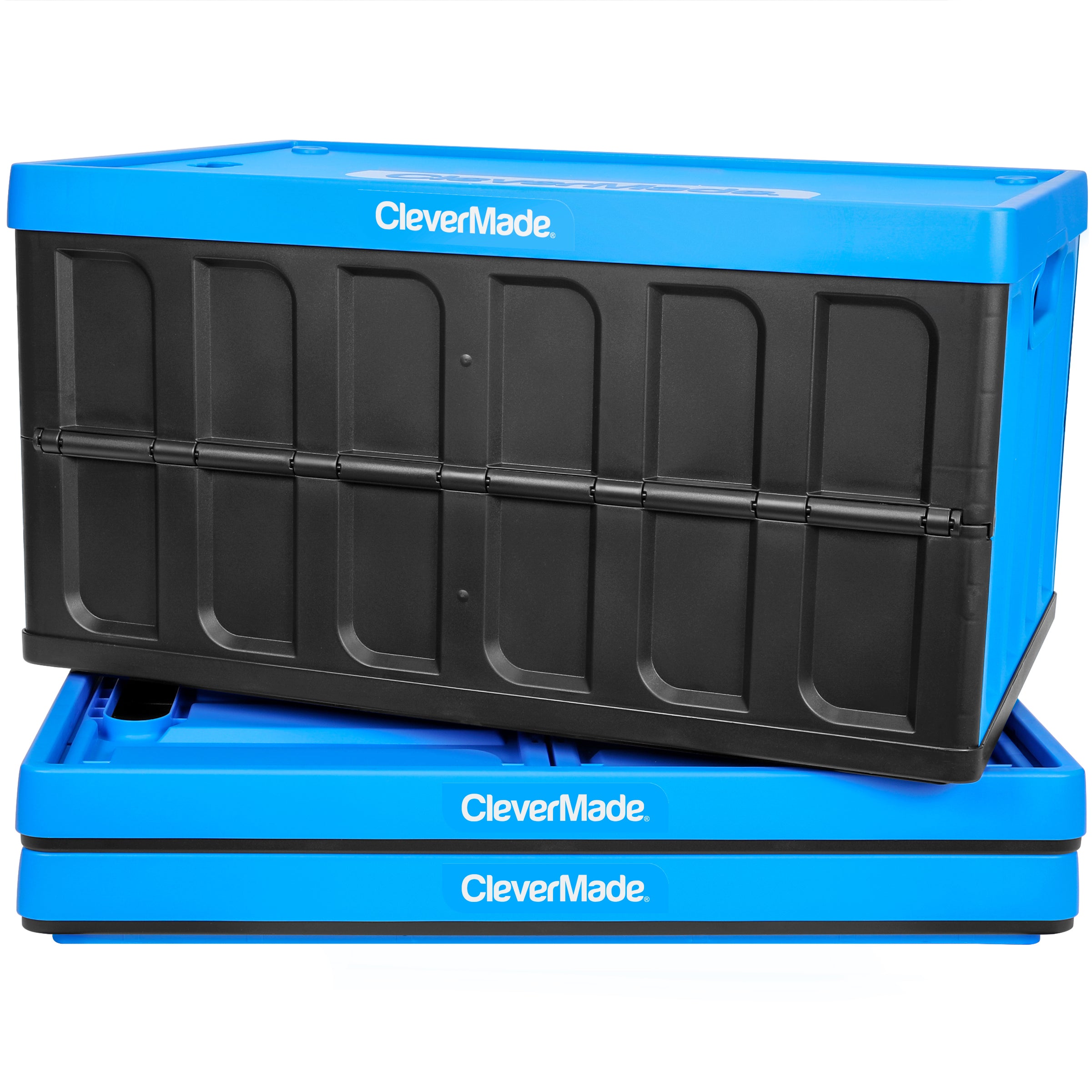 Collapsible Storage Bin with Lid - CleverMade