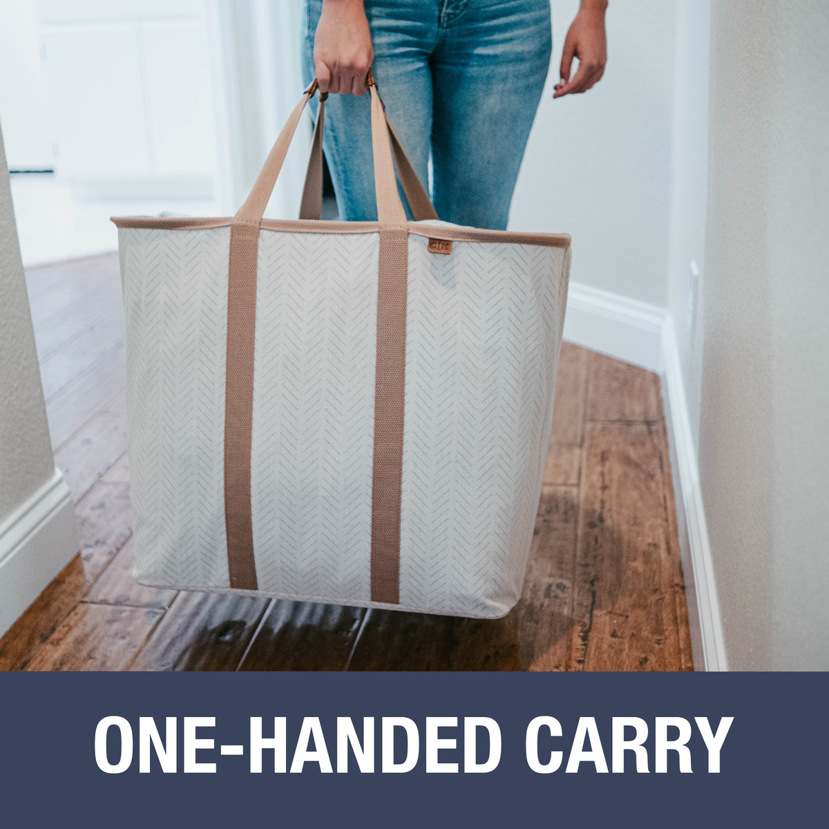 Collapsible Laundry Caddy LUXE - CleverMade